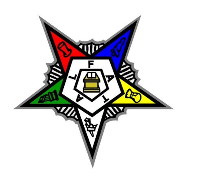 OES Order of the Eastern Star Cut File Silhouette Cricut | Etsy