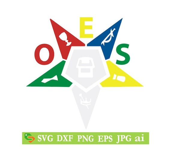 OES Order of the Eastern Star Cut File Silhouette Cricut - Etsy