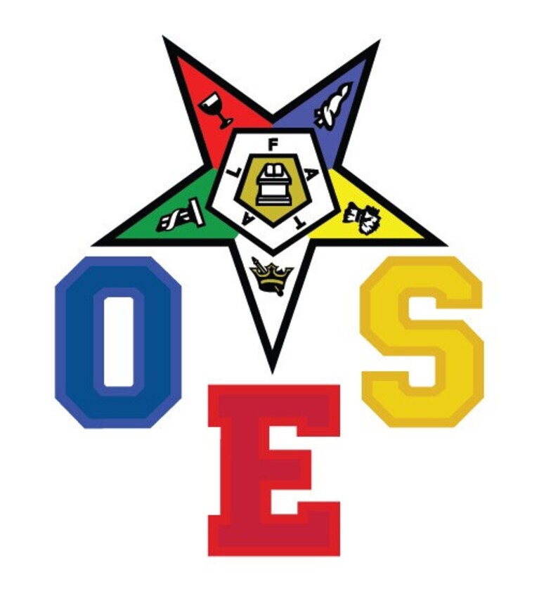 OES, Order of the Eastern Star Cut File, Silhouette Cricut, Jpeg,svg ...