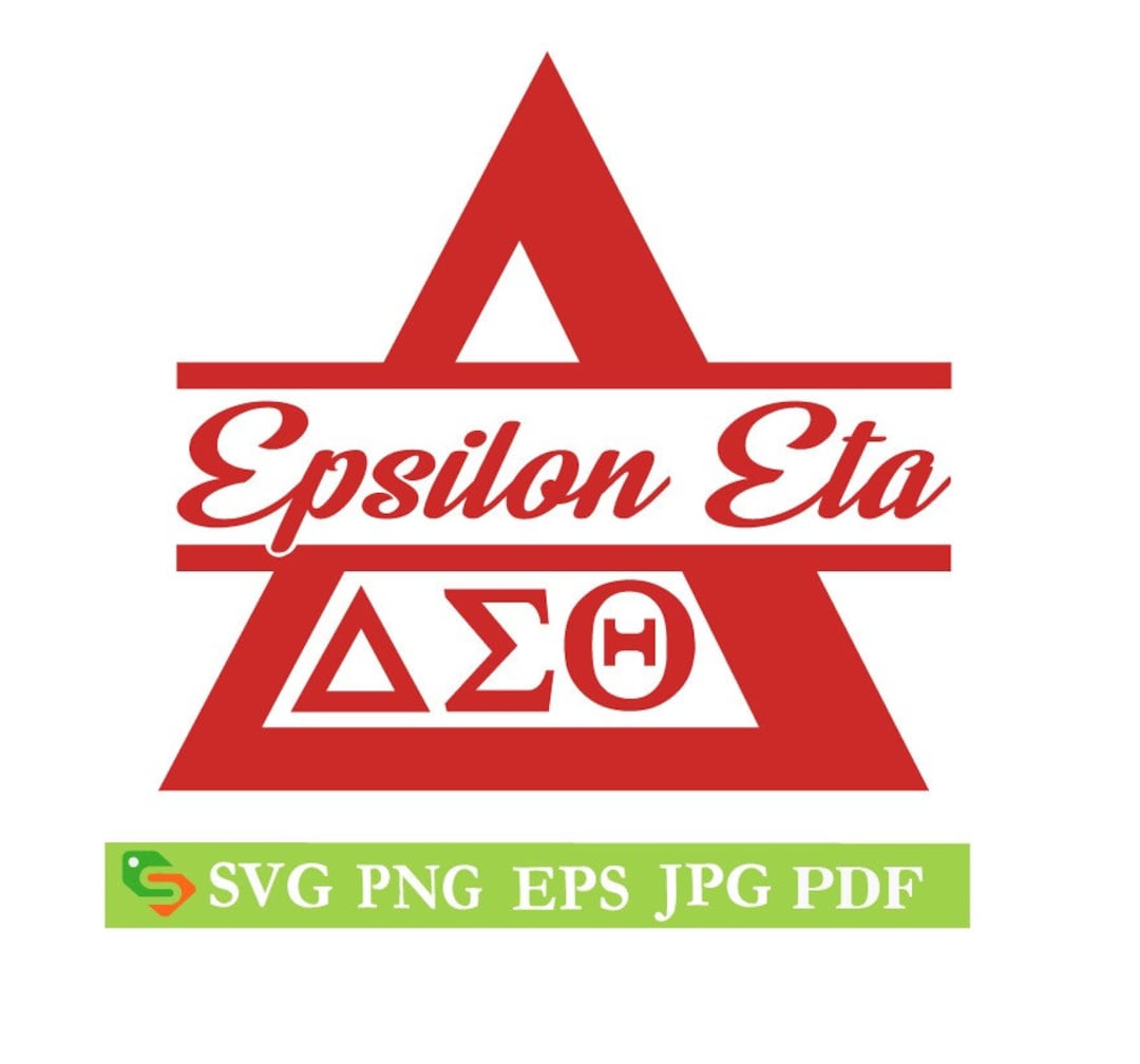 Delta Sigma Theta Epsilon Eta Cut File, Silhouette Cricut, Jpeg,dfx,svg ...