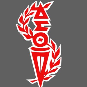 Delta Sigma Theta Torch of Wisdom 2 Colors Cut File, Silhouette,cricut ...