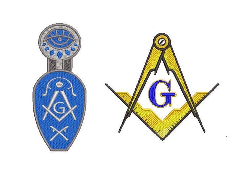 Freemason Machine Embroidery Design Pack - Etsy