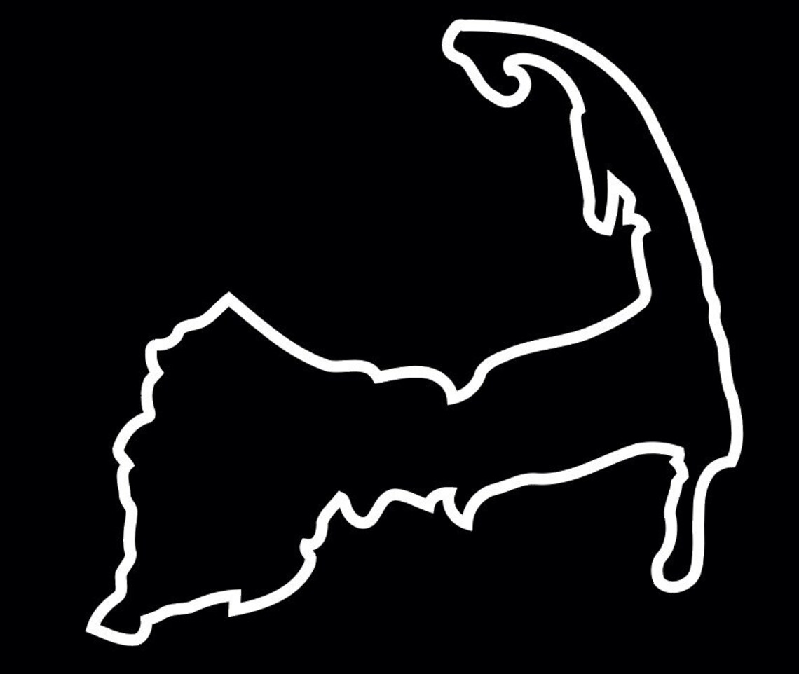 Cape Cod Outline,cut File, Silhouette,cricut, Jpeg, Svg,dfx, Eps, Png ...