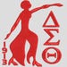 Delta Sigma Theta 1913 Lady of Fortitude Machine Embroidery Design ...