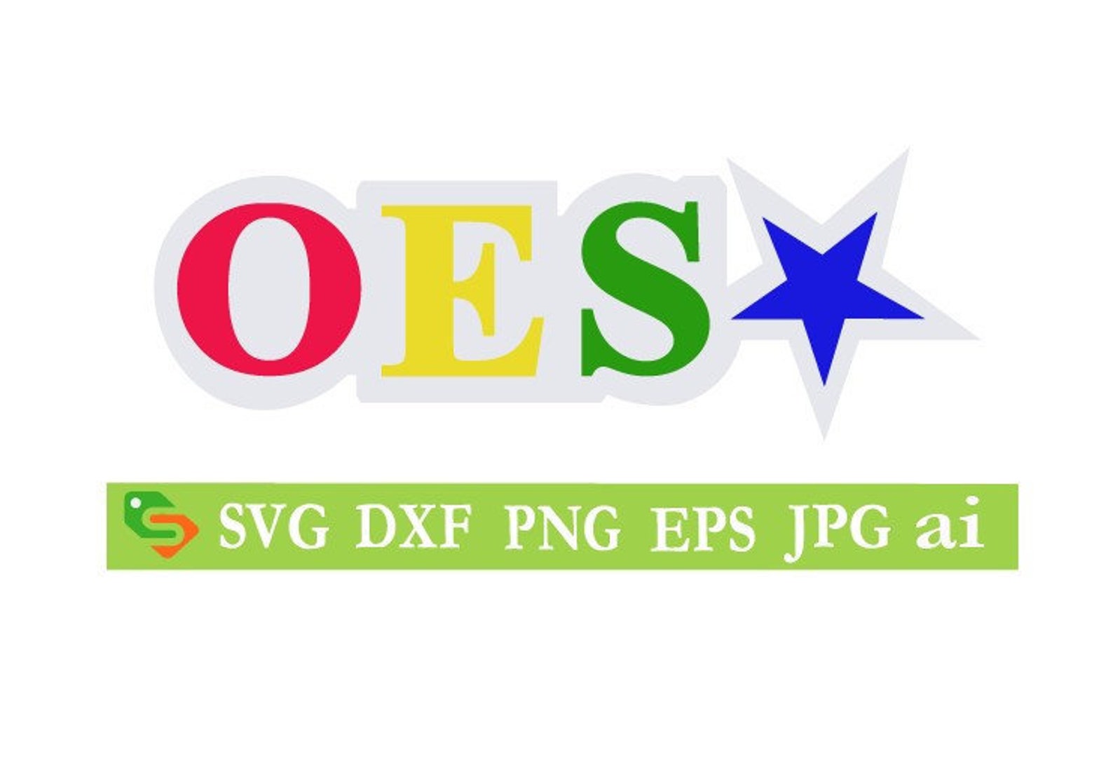 OES Order of the Eastern Star Svgcut File Silhouettecricut | Etsy