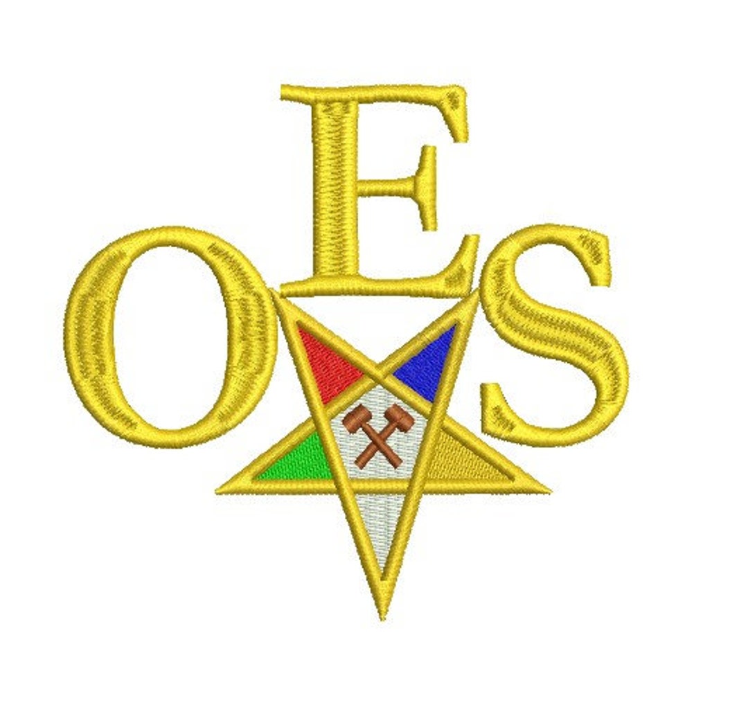 OES Order of the Eastern Star,embroidery Design,instant Download ...