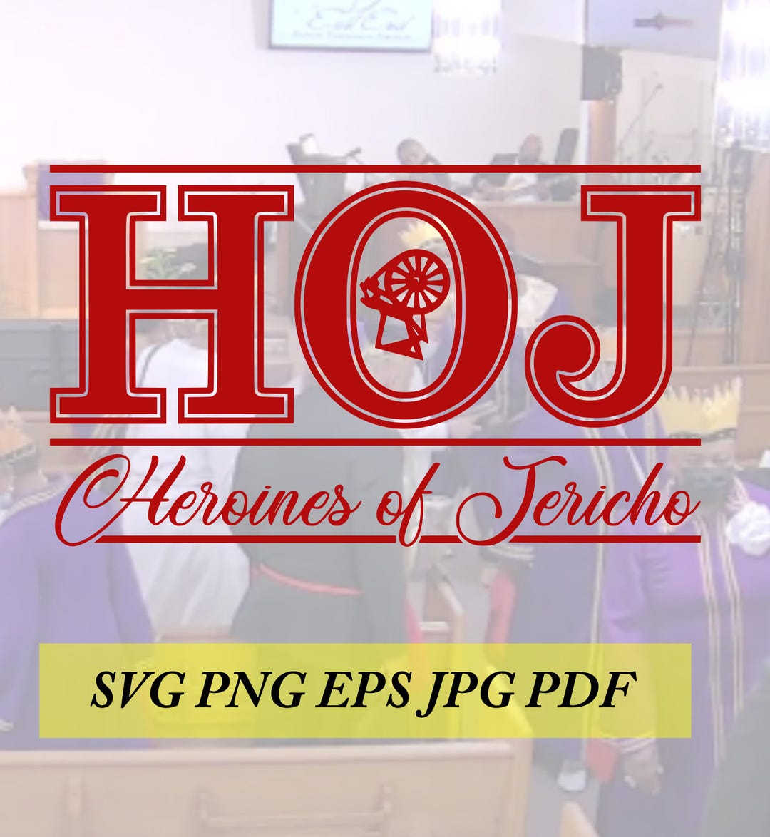 HOJ Heroines of Jericho 4 Cut File, Silhouette,cricut, Jpeg,svg, Eps ...