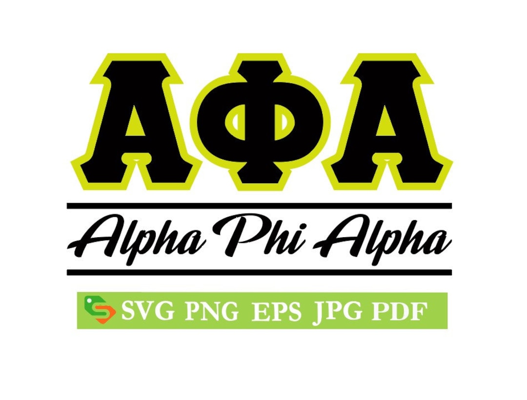 Alpha Phi Alpha Svg - Etsy