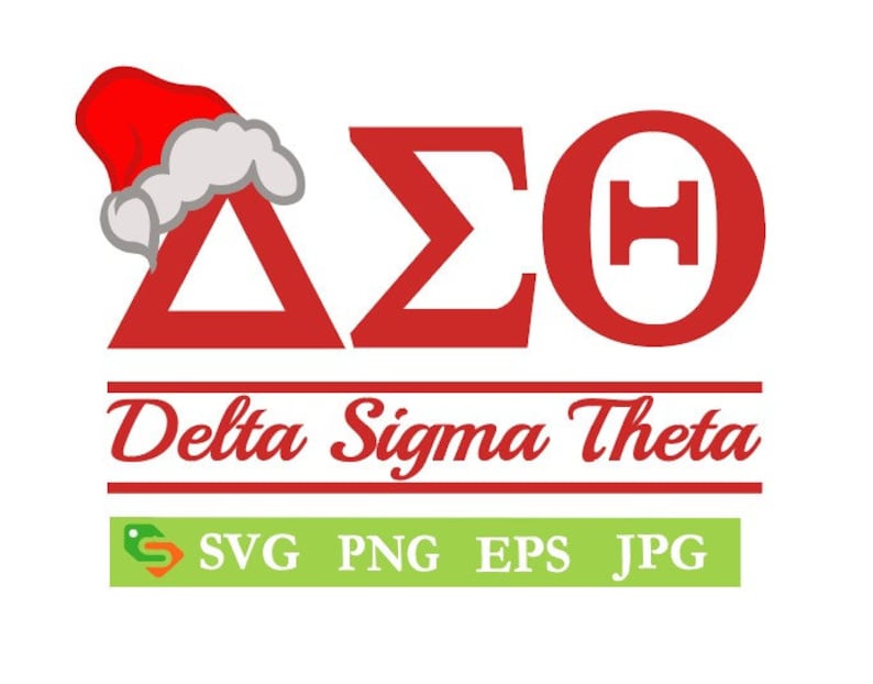 Delta Sigma Theta Christmas Cut File Silhouettecricut Jpeg - Etsy