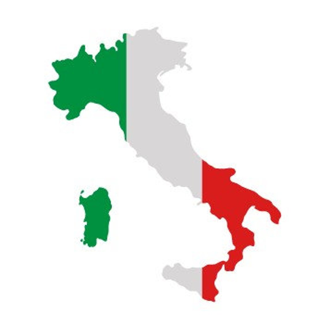 Italy Map,cut File, Silhouette,cricut, Jpeg,svg, Eps, Dfx,png, Clip Art ...