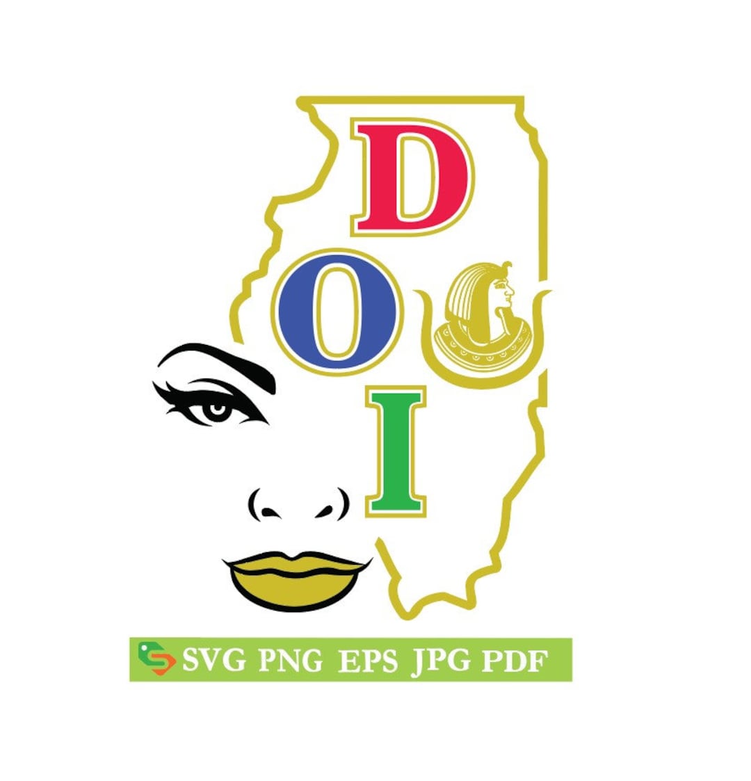 Daughters of Isis DOI Lady Illinois Cut File, Silhouette Cricut, Jpeg ...