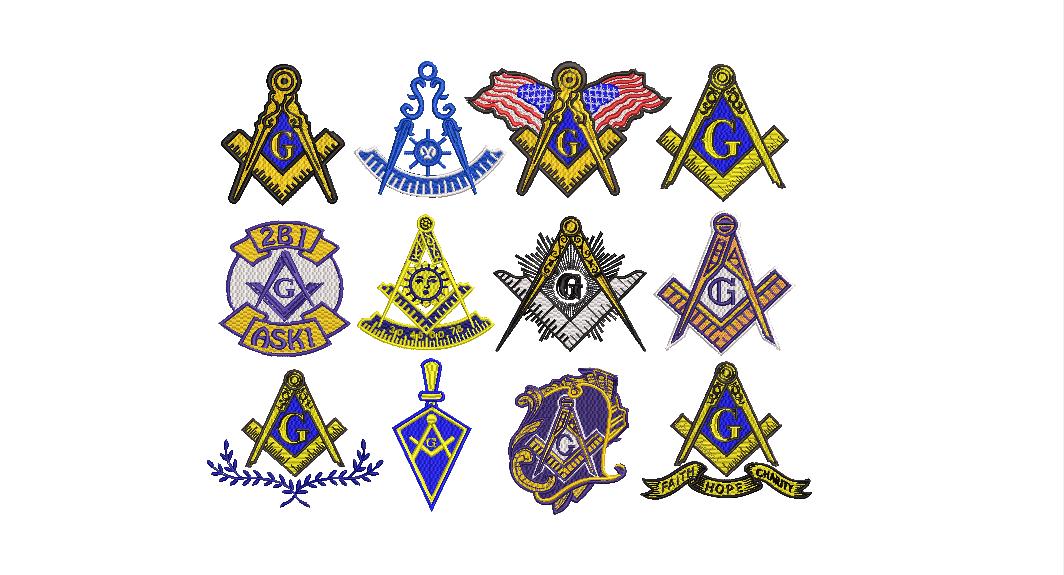 Freemason Freemasonry Machine Embroidery Design Bundle - Etsy