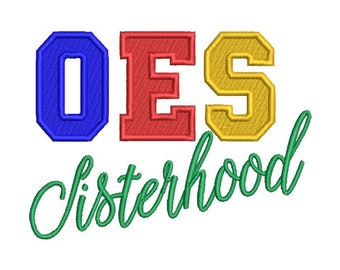 PHA OES Word Square Order of Eastern Star Eastern Star Embroidery ...