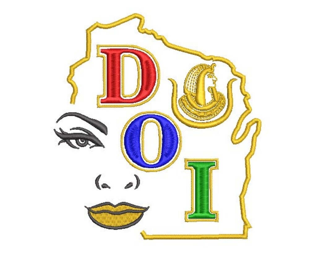 Daughter of Isis Lady Wisconsin Machine Embroidery Design - Etsy