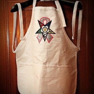 OES Order of the Eastern Star Cancer Ribbon Applique Machine Embroidery ...