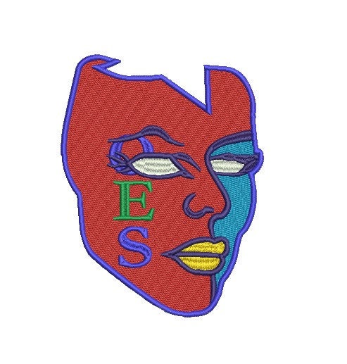 OES Order of the Eastern Star Mask Embroidery Design | Etsy