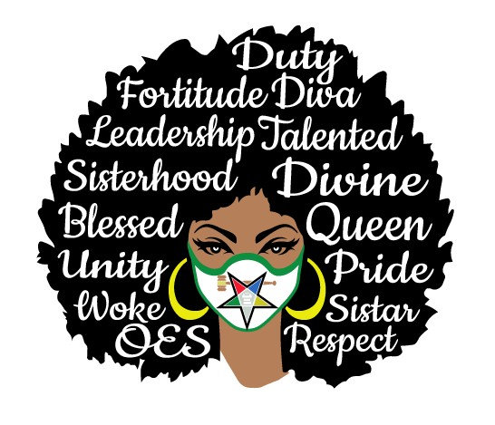 OES Masked Lady Past Worthy Matron Cut File Silhouette | Etsy