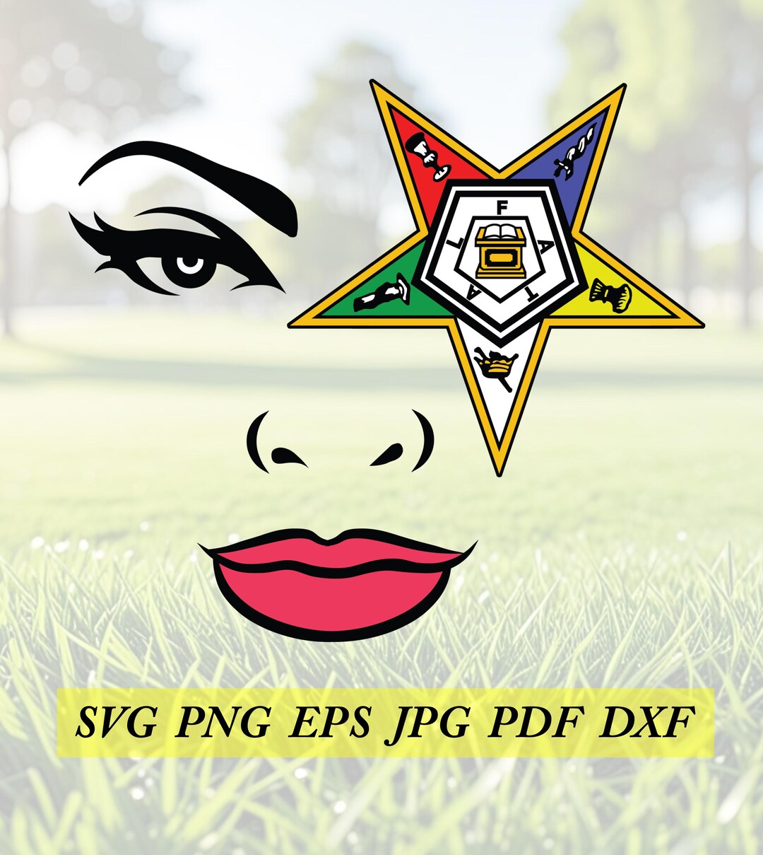 OES Order of the Eastern Star Lady, Digital Download, Jpeg,svg, Eps ...