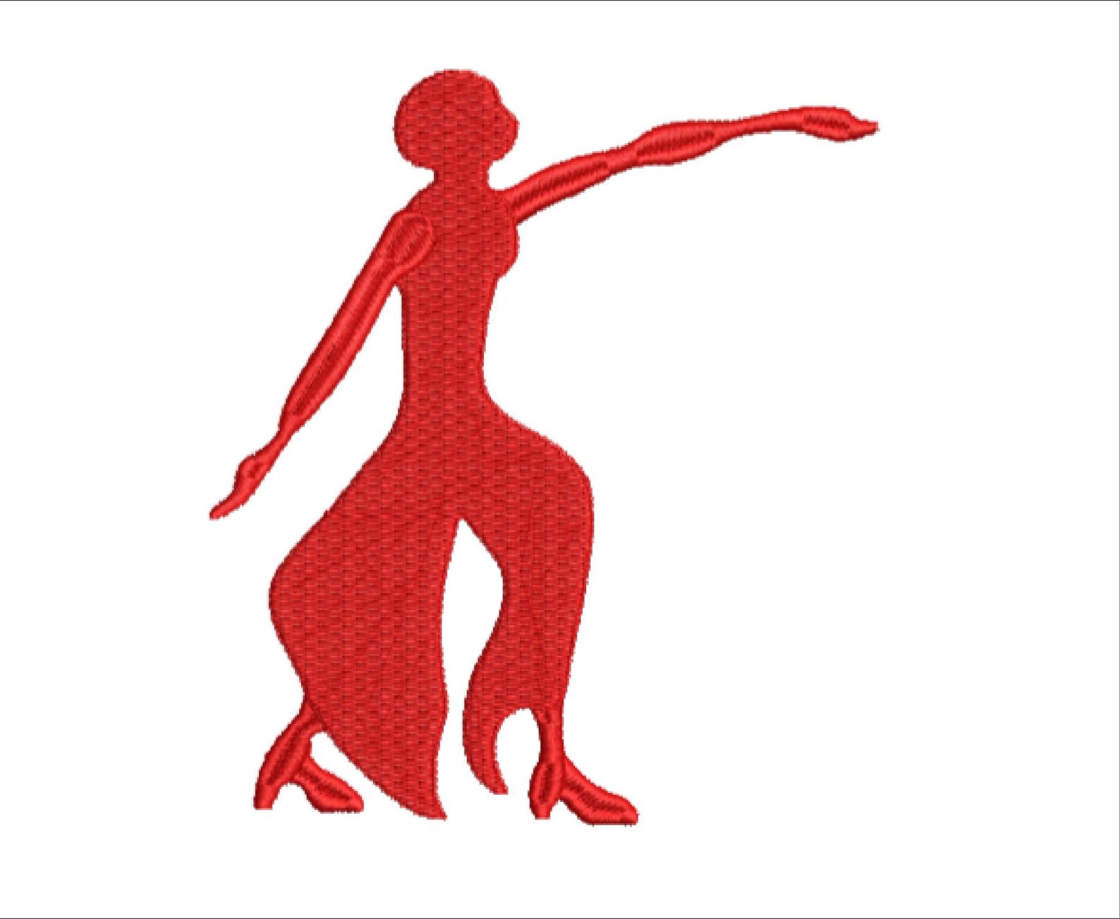 Delta Sigma Theta Lady of Fortitude Machine Embroidery Design - Etsy