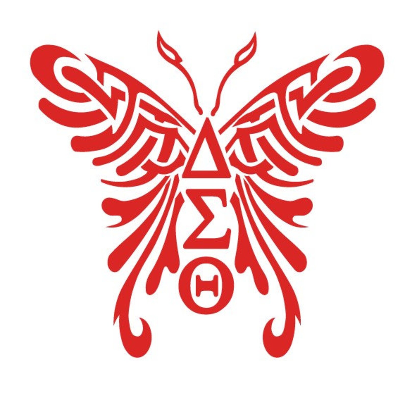 Delta Sigma Theta Butterfly Cut File Silhouettecricut Jpeg - Etsy