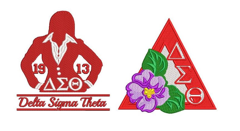 Delta Sigma Theta Embroidery 14 Design Bundle - Etsy