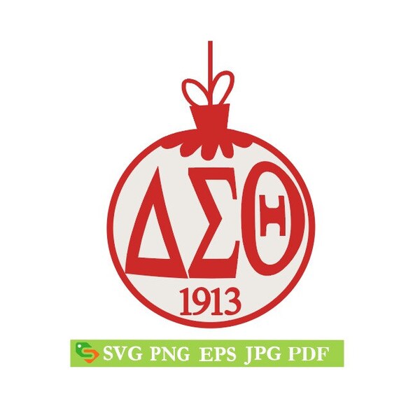 Delta Sigma Theta Christmas Ornaments - Etsy