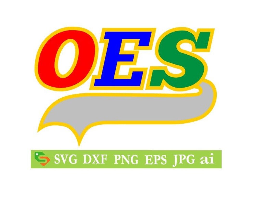 OES Banner, Order of the Eastern Star, Cut File, Silhouette Cricut, Dfx ...