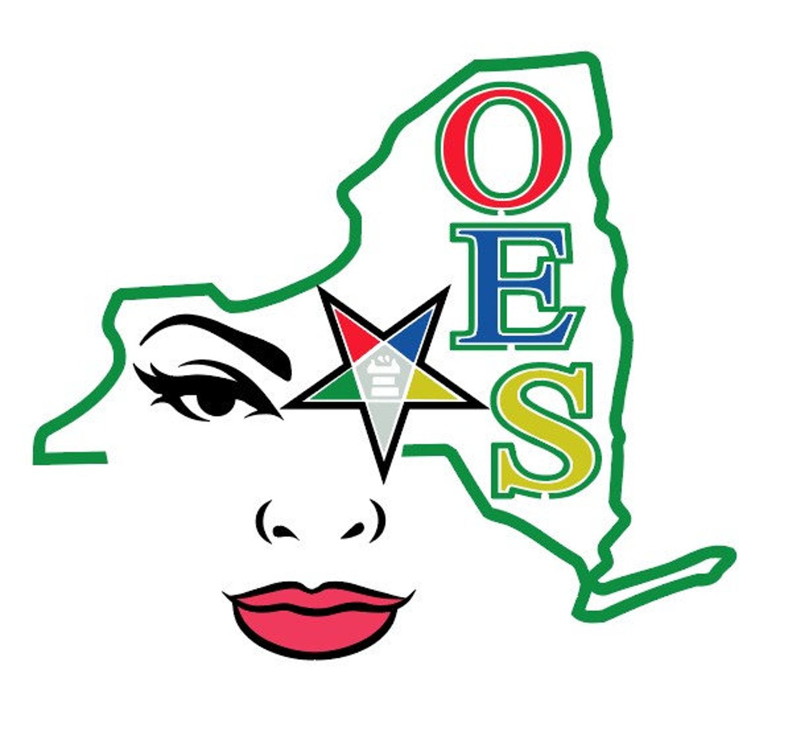 OES Lady New York Cut File, Silhouette,cricut, Jpeg, Svg,dfx, Eps, Png ...