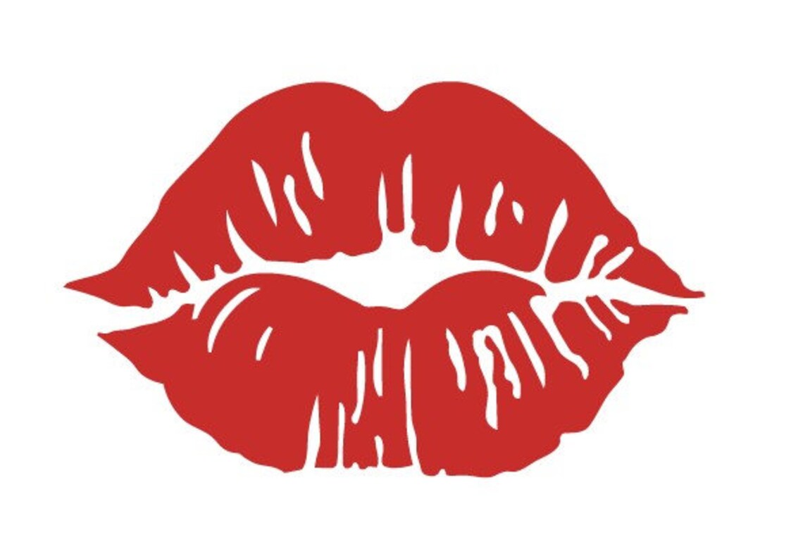 Lips Cut File Silhouettecricut Jpegsvg Dfx Eps Png - Etsy