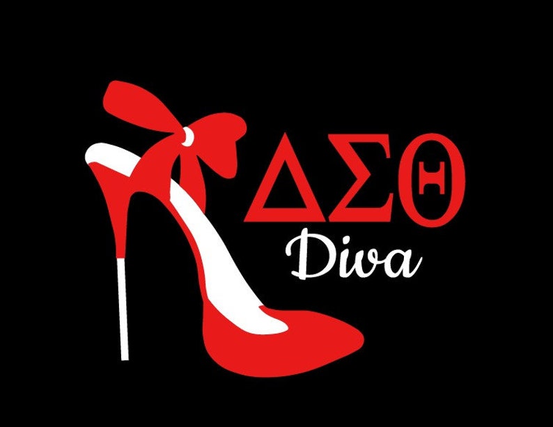 Delta Sigma Theta Diva Cut File Silhouettecricut Jpeg - Etsy