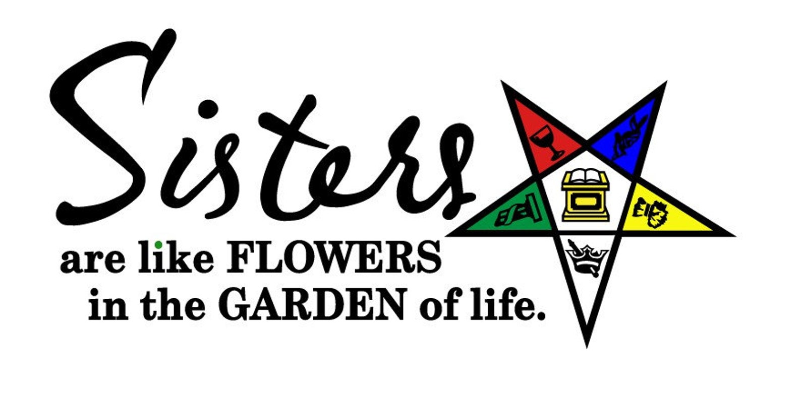 OES Sisters Order of the Eastern Star Cut File Silhouette - Etsy