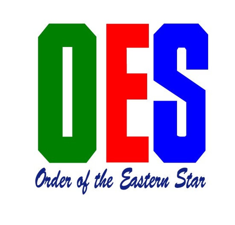 OES Order of the Eastern Star Cut File Silhouette Cricut | Etsy