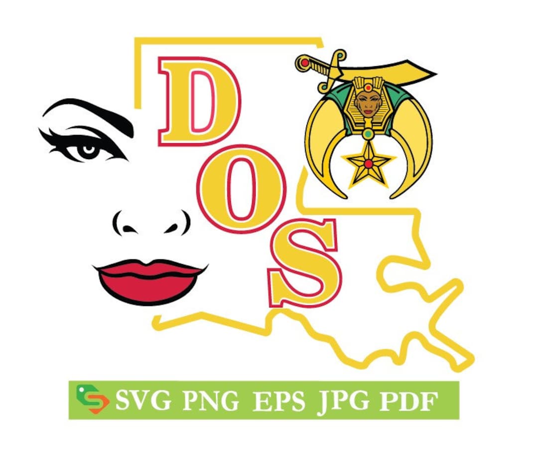 DOS Daughters of the Sphinx Lady Louisiana Cut File, Silhouette,cricut ...