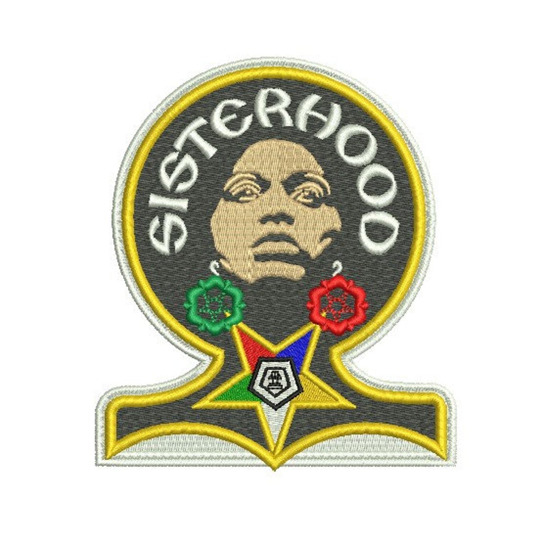 OES Sisterhood Order of the Eastern Star Embroidery Design - Etsy