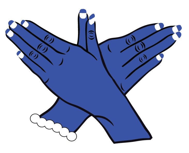 Hand Sign Cut File, Silhouette Cricut, Jpeg,dfx,svg, Eps, Png, Clip Art ...