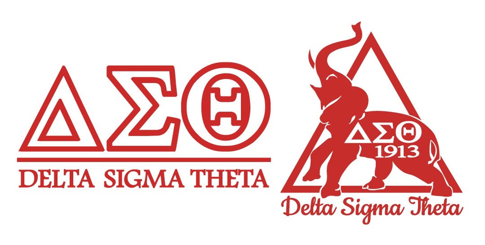 Delta Sigma Theta Design Pack Cut File Silhouette Cricut - Etsy