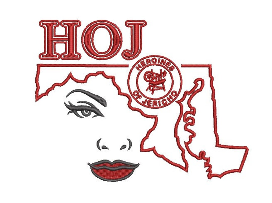 Heroines of Jericho HOJ Lady Maryland Machine Embroidery Design - Etsy