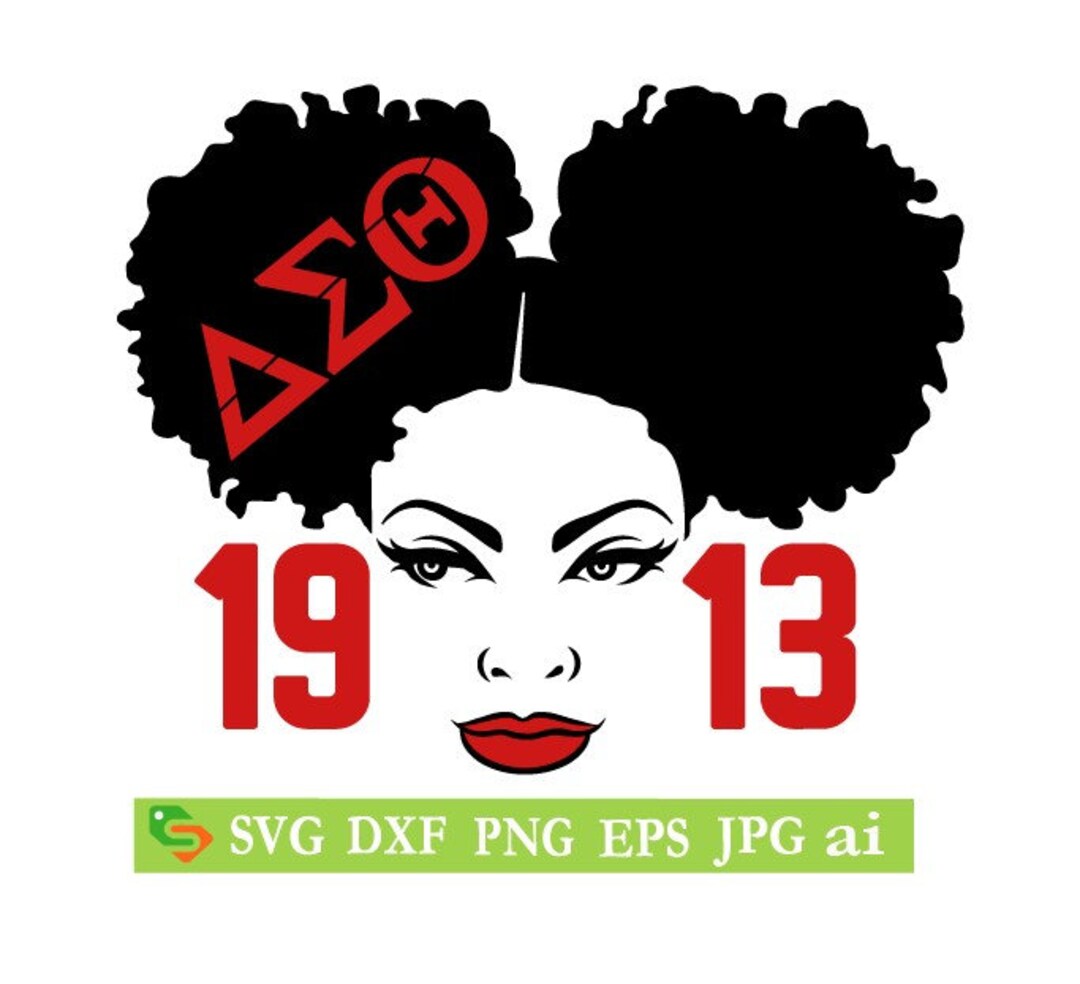 Delta Sigma Theta Art Little Girl