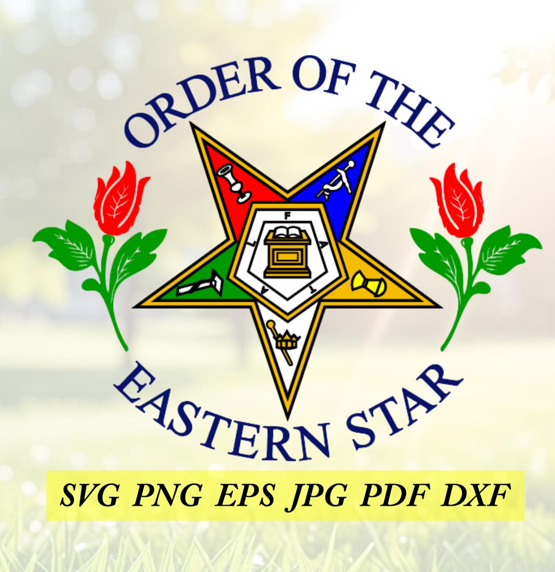 Order of the Eastern Star Roses, Jpeg,svg, Eps, Png, Pdf - Etsy