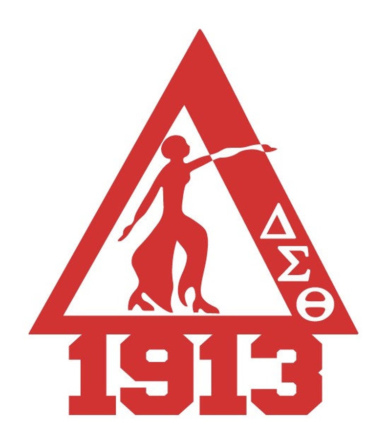 Delta Sigma Theta Silhuette Lady Fortitude Cut File - Etsy