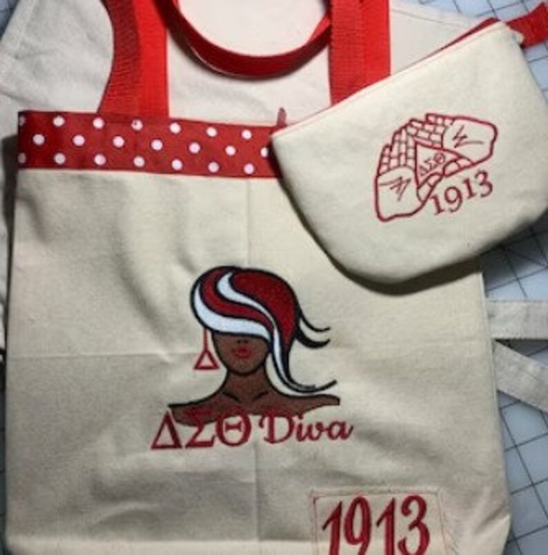 Delta Sigma Theta Diva Embroidery Design - Etsy