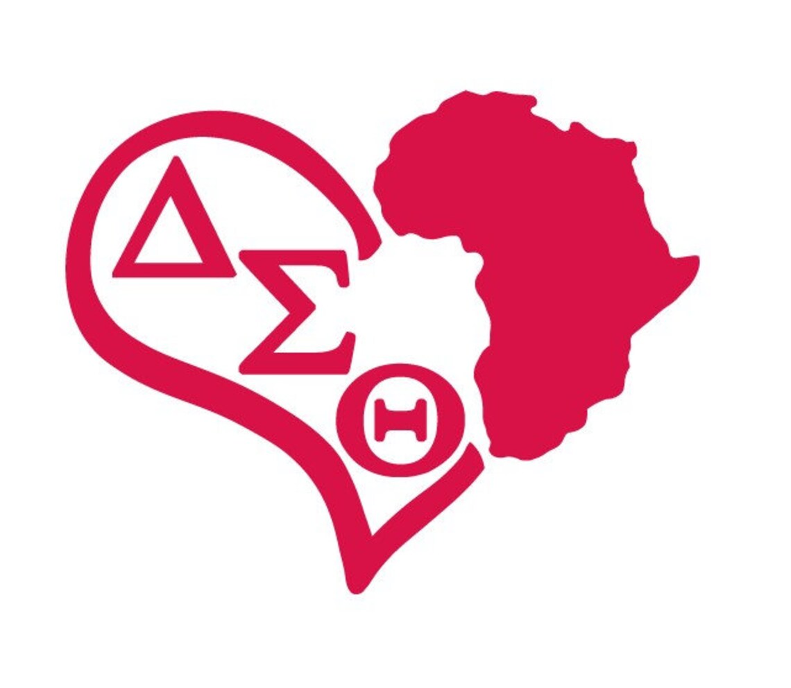 Delta Sigma Theta Love Africa Cut File Silhouettecricut - Etsy