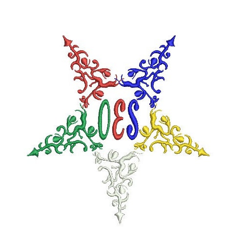 PHA OES Star Eastern Star Digital Embroidery Design 3x3 - Etsy