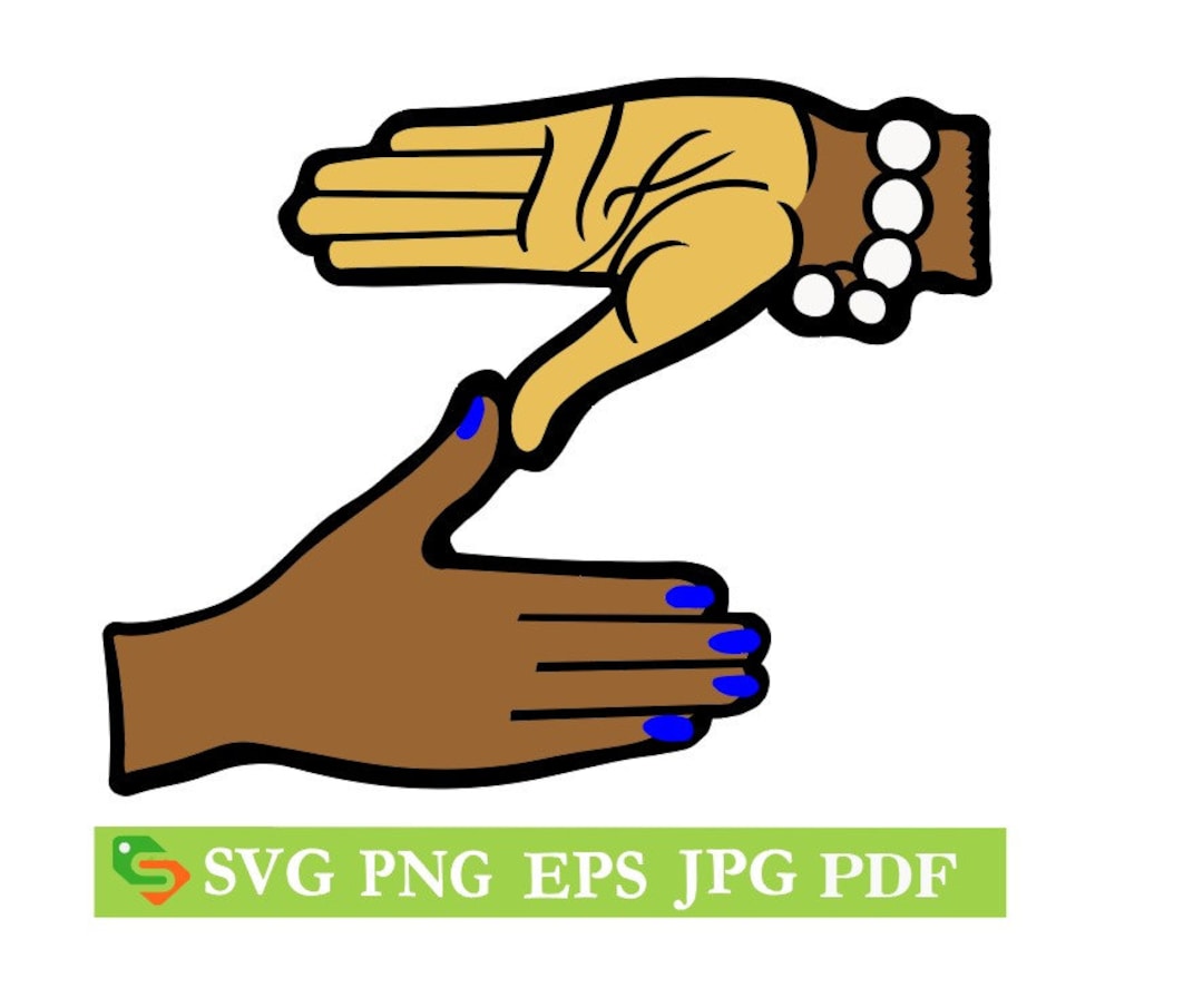 Zeta Z Hand Sign Cut File, Silhouette,cricut, Jpeg, Svg,dfx, Eps, Png ...