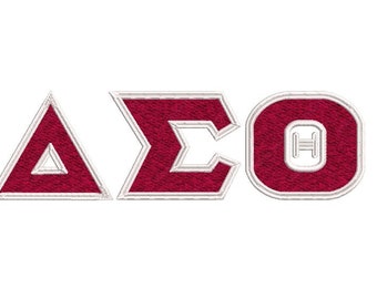 Delta Sigma Theta Embroidery Design File 2sizes 3x3 2x2 - Etsy