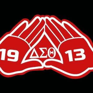 Delta Sigma Theta DST Hand Sign Cut File, Silhouette,cricut, Jpeg, Svg ...