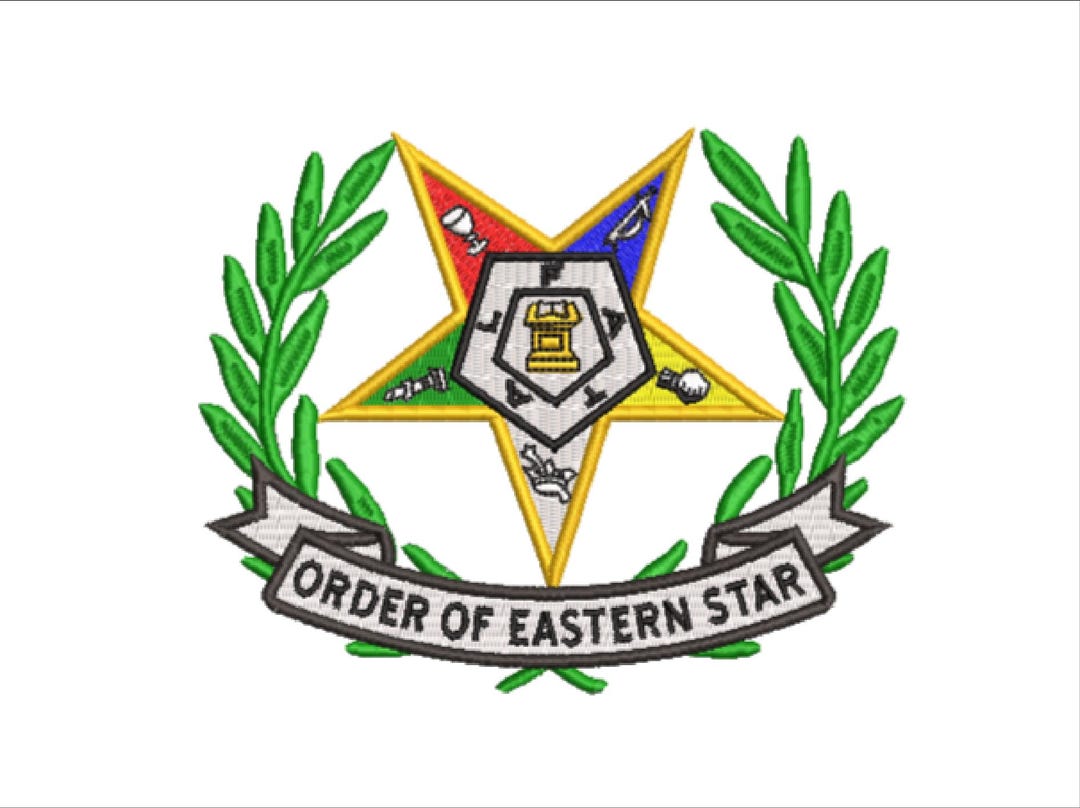 Order of the Eastern Star OES Machine Embroidery Design Files - Etsy