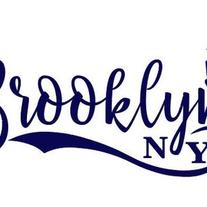 Brooklyn NY Crown Cut File, Silhouette Cricut, Jpeg,dfx,svg, Eps, Png ...