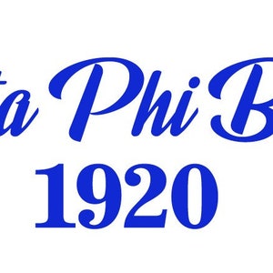 Zeta Phi Beta 1920 Cut File, Silhouette,cricut, Jpeg, Svg,dfx, Eps, Png ...