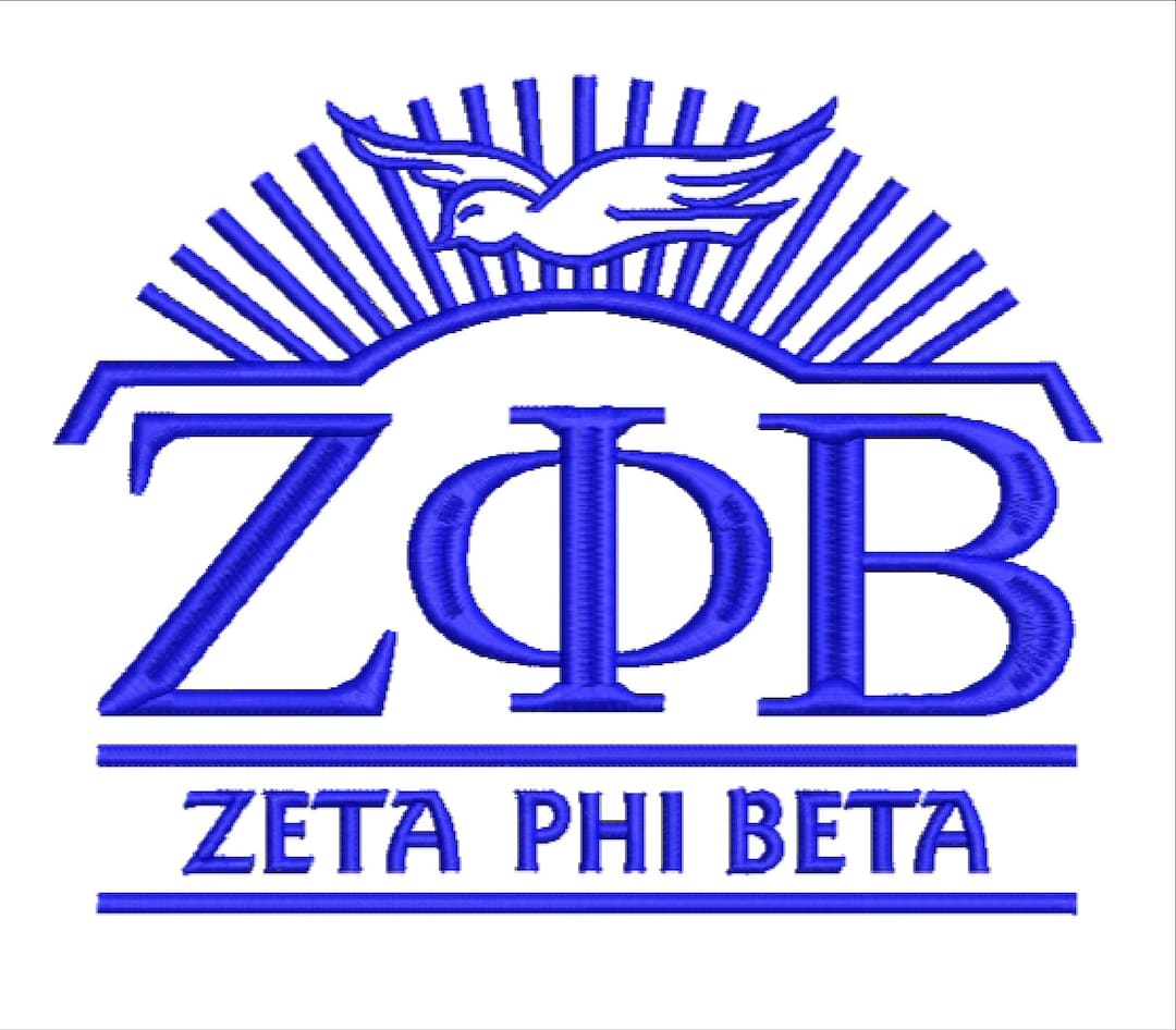 Zeta Phi Beta Dove Machine Embroidery Design Files - Etsy